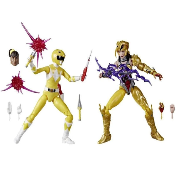 Figura Mighty Morphin Yellow Ranger & Mighty Morphin Scorpina - Power ...